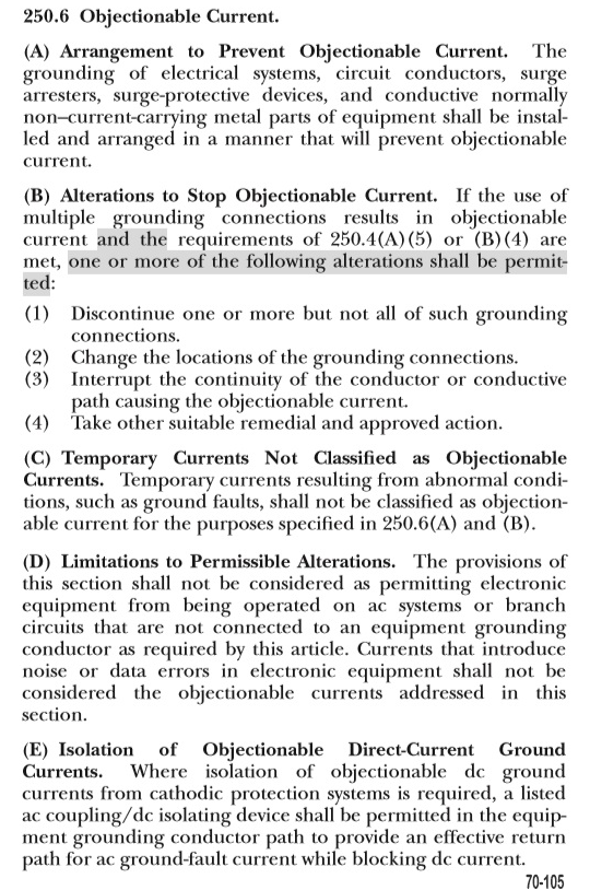 2017 NEC Article 250.6 - Thompson Learning - Home of Electrical ...